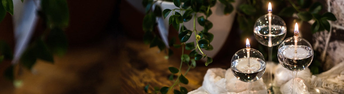 Handcrafted Glass Candles – Firelight Candles