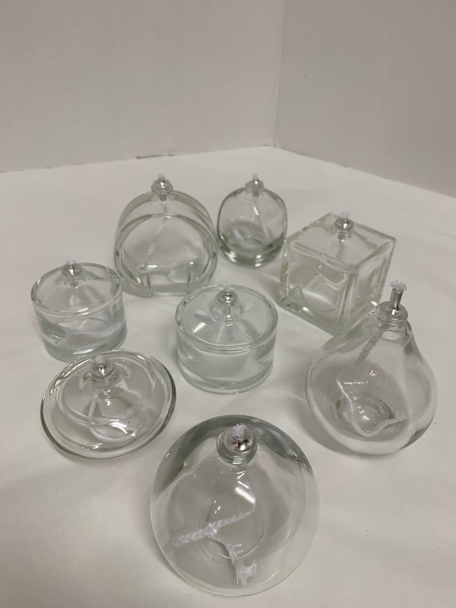 Moulded Glass Candles – Firelight Candles