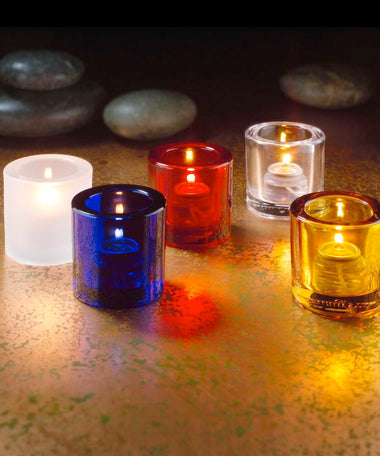 Candle Holders - Thick Tealights - 6 colours – Firelight Candles